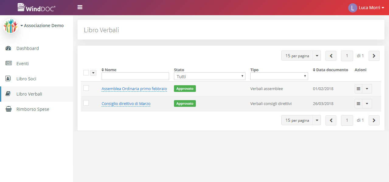 Portale soci - Software gestione associazione no profit